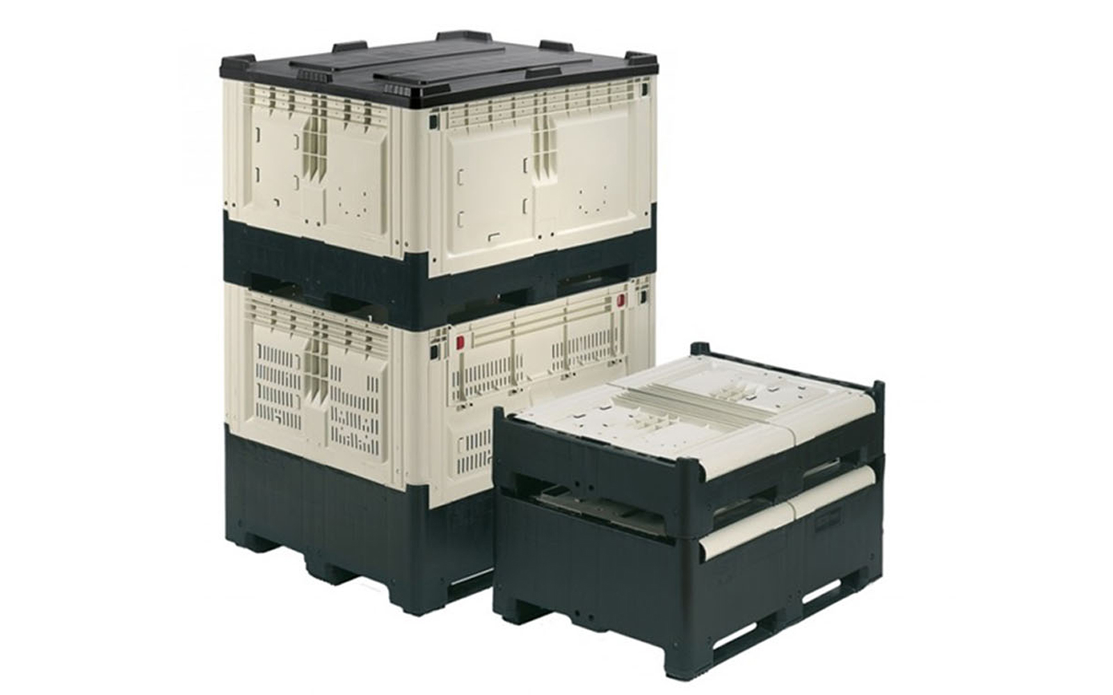 Foldable high strenght boxes