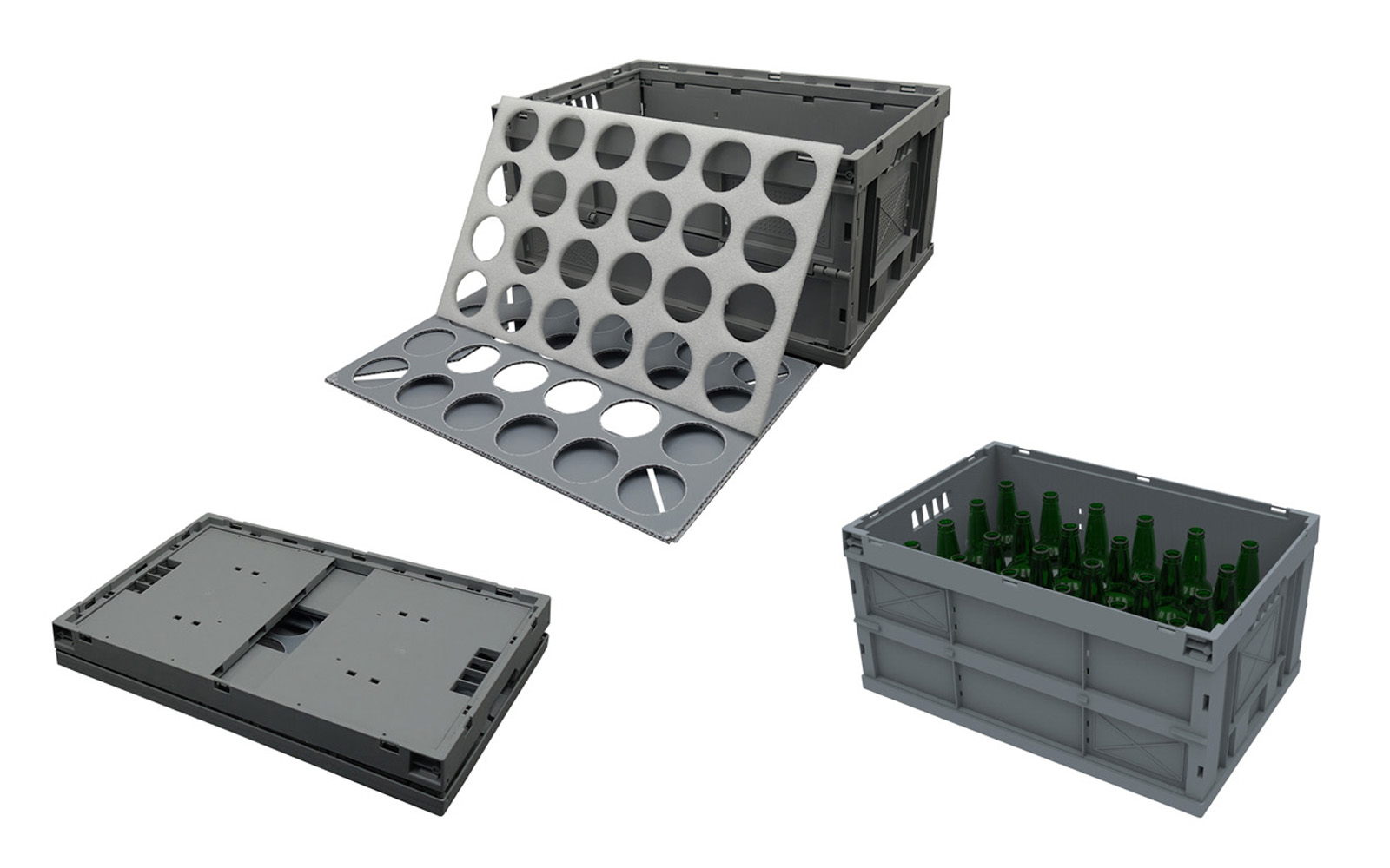 Smart solution - Collapsible Smart crates, boxes