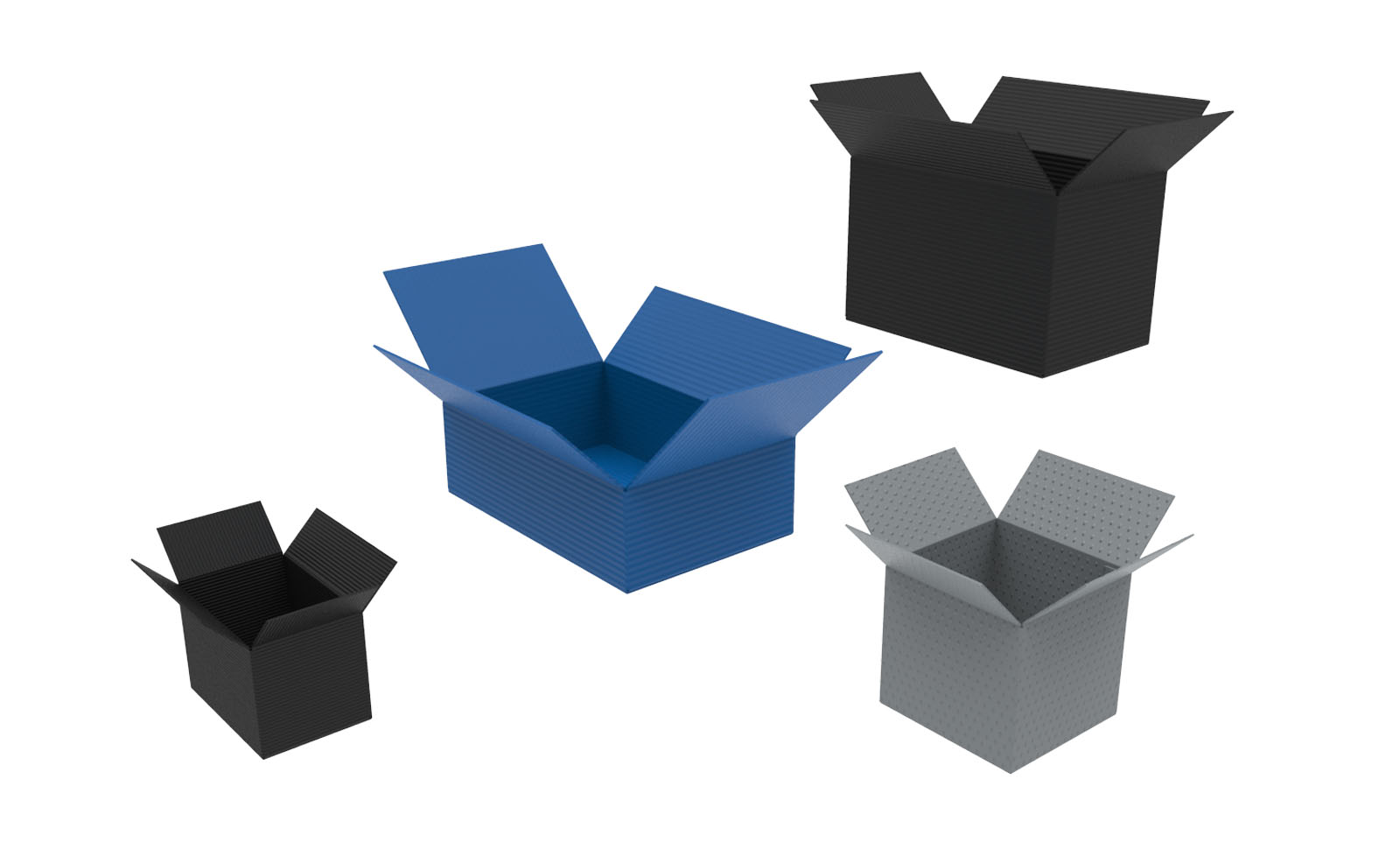 Cardboard-plastic boxes - Standard or custom