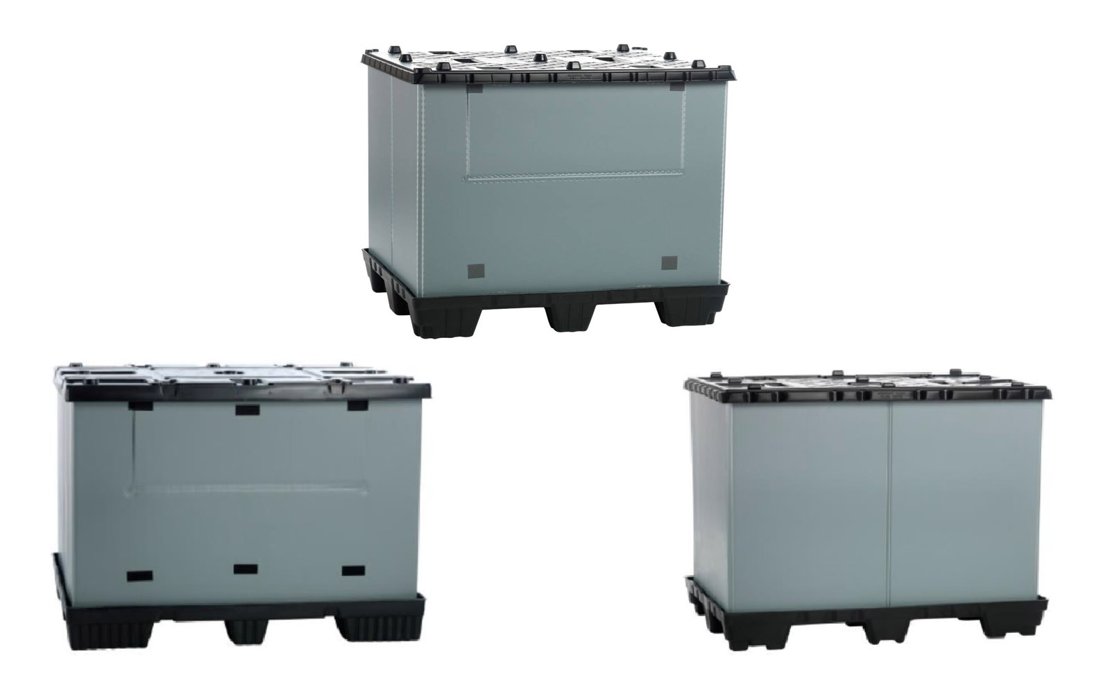 With thermoform pallet and lid